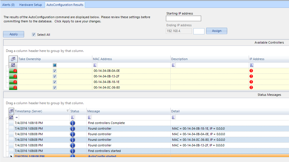 NXT 2D/4D Basic Controller Setup in Doors.NET